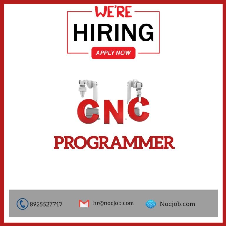 CNC PROGRAMMER - National & Overseas Consultancy