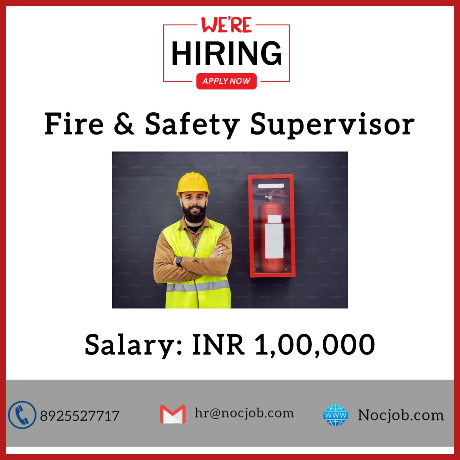 FIRE & SAFETY SUPERVISOR - National & Overseas Consultancy