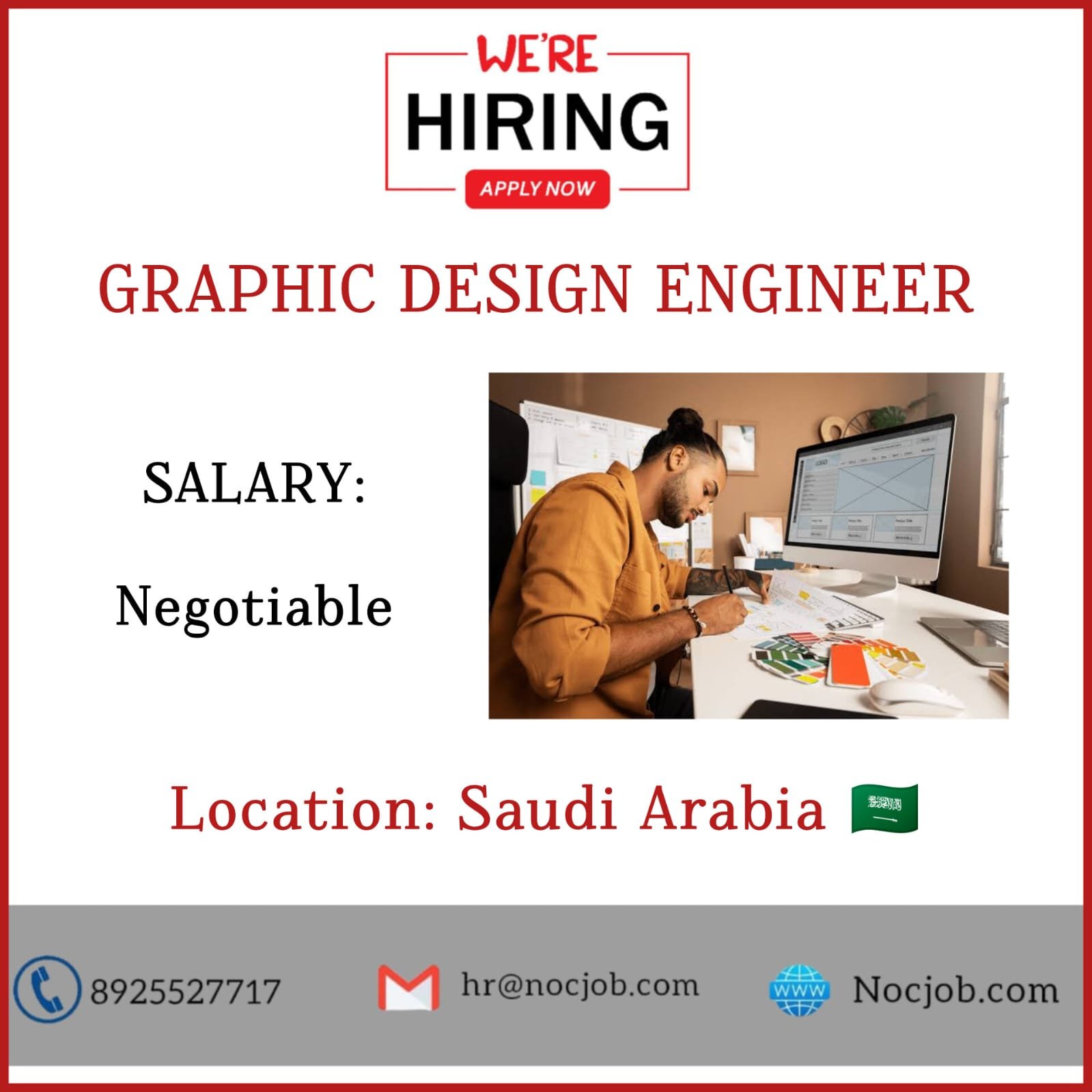GRAPHIC DESIGN ENGINEER - National & Overseas Consultancy