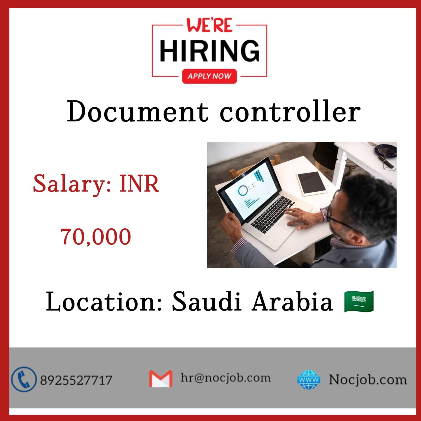 DOCUMENTS CONTROLLER - National & Overseas Consultancy