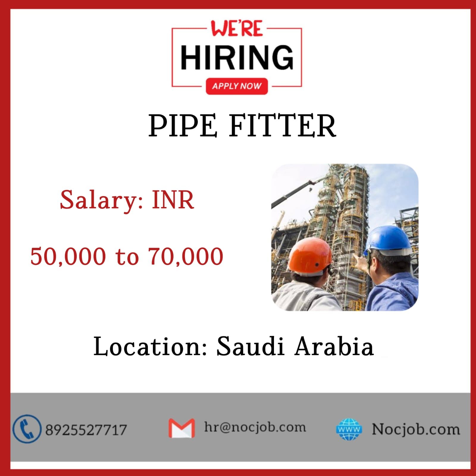 PIPE FITTER - National & Overseas Consultancy
