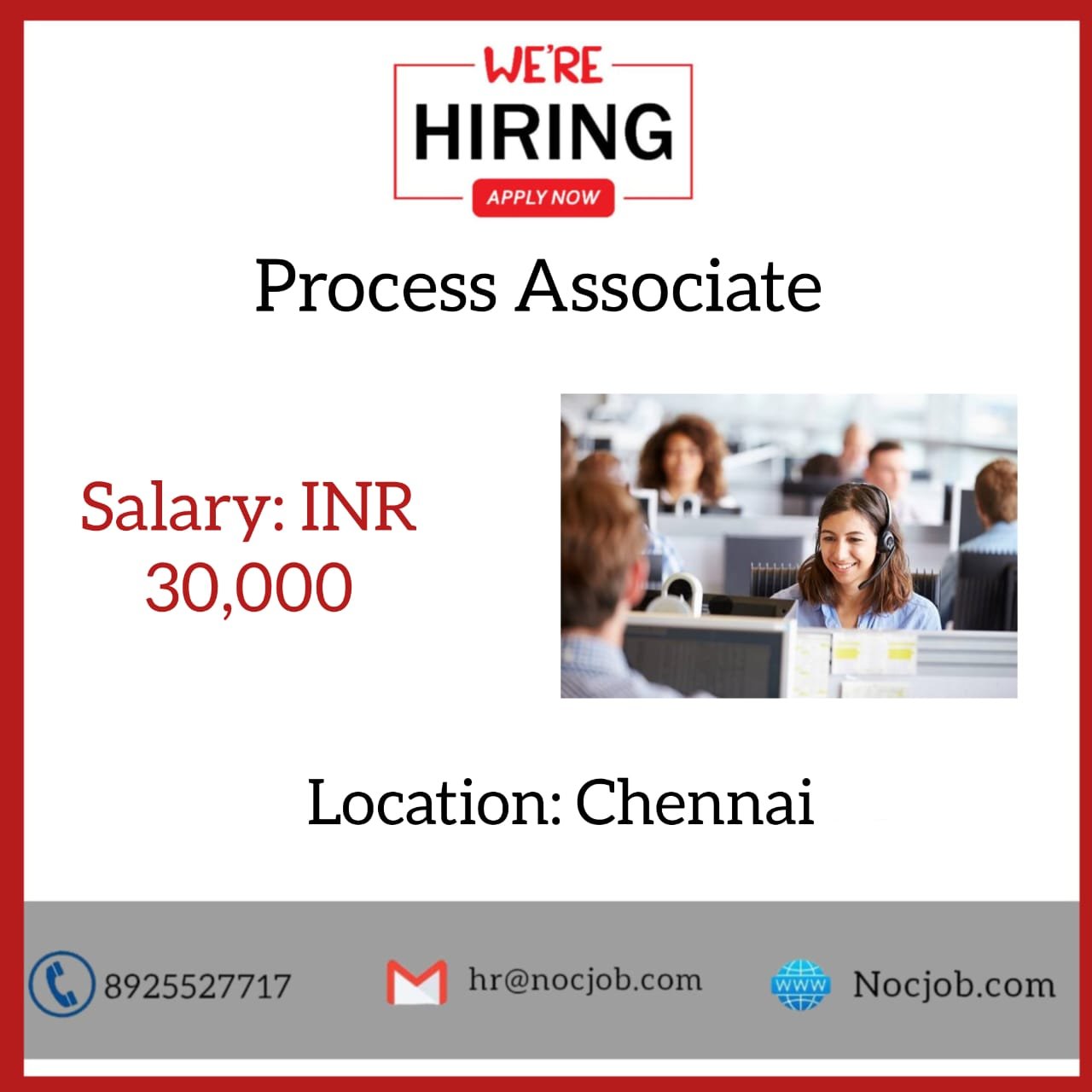 PROCESS ASSOCIATE - National & Overseas Consultancy