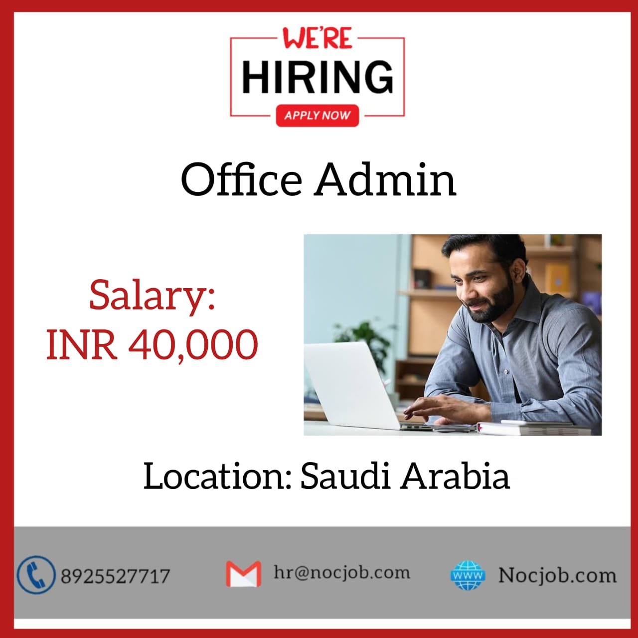 OFFICE ADMIN - National & Overseas Consultancy