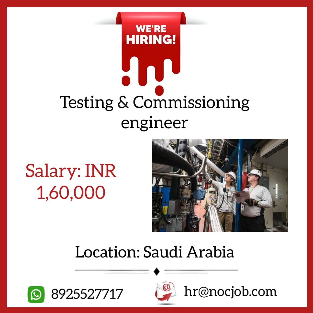TESTING AND COMMISSIONING ENGINEERS - National & Overseas Consultancy